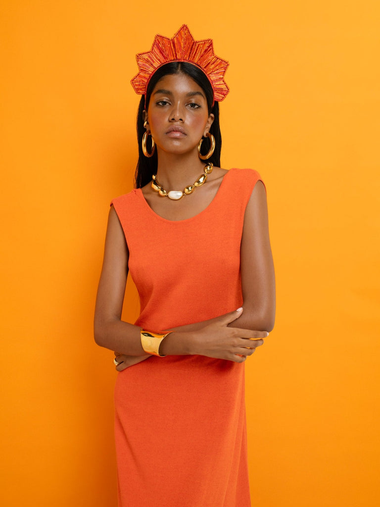 Sunset Bugle Bead Headpiece | Fashionkind