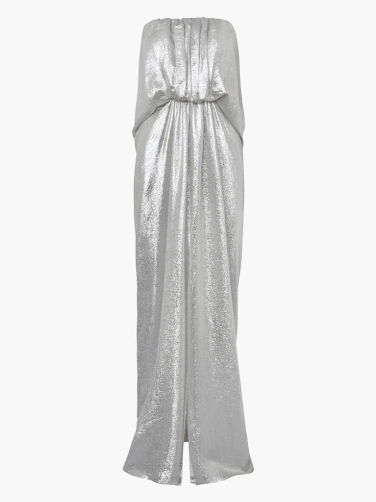 Column Dress | Silver | Fashionkind